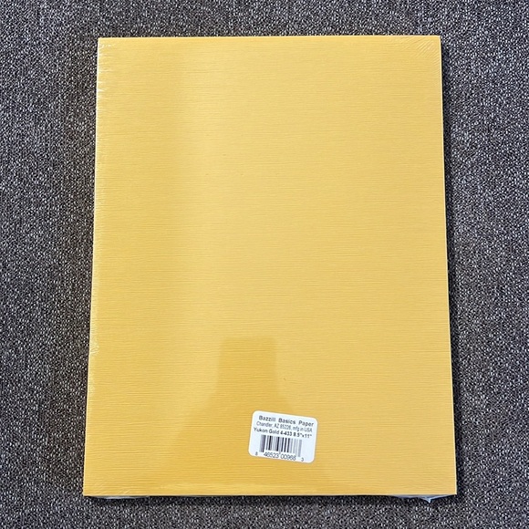 Bazzill | Office | Bazzill Basics Paper Canvas Texture 85x1 Color Yukon ...